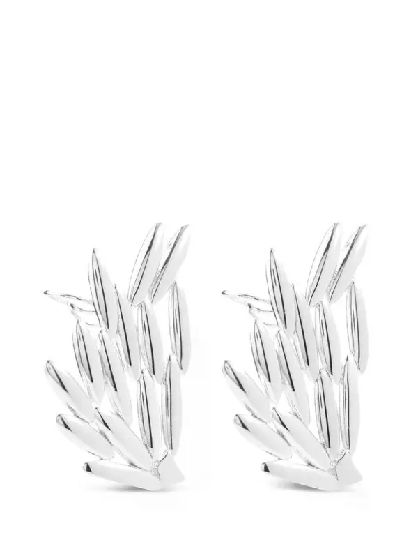 Federica Tosi Plated Finish Earrings - Silver
