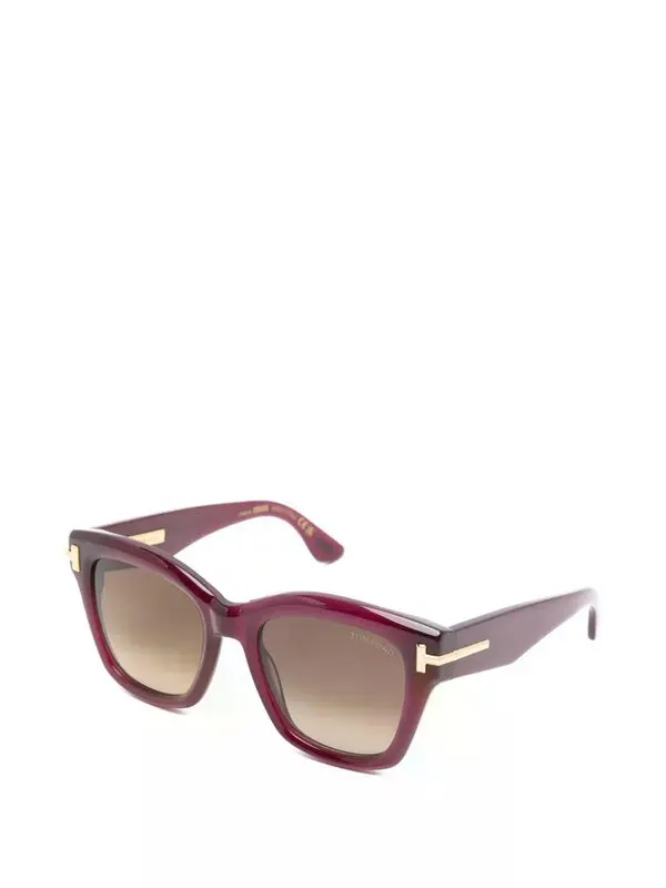 TOM FORD Geometric Sunglasses - Red