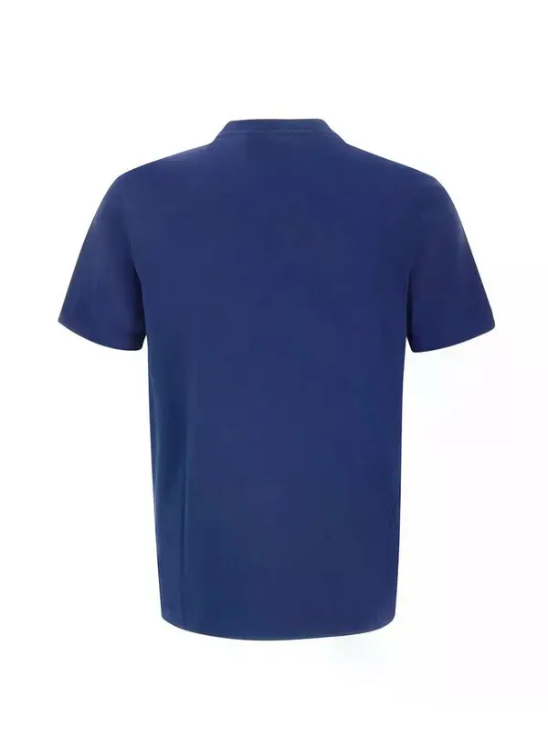BOSS Logo-print Crew-neck T-shirt - Blue
