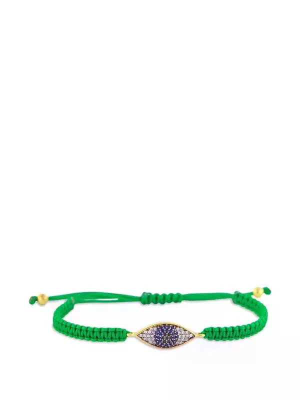 Begum Khan Evil Eye Bracelet - Green