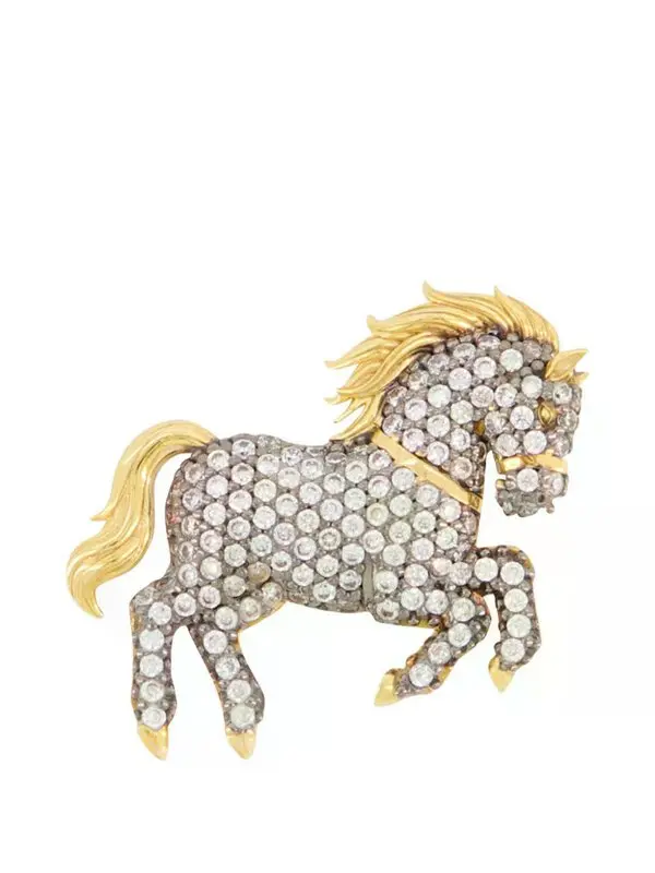 Begum Khan My Little Pony Crystal-embellished Earring - Gold