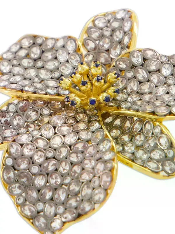 Begum Khan Singapore Orchids Earrings - Gold