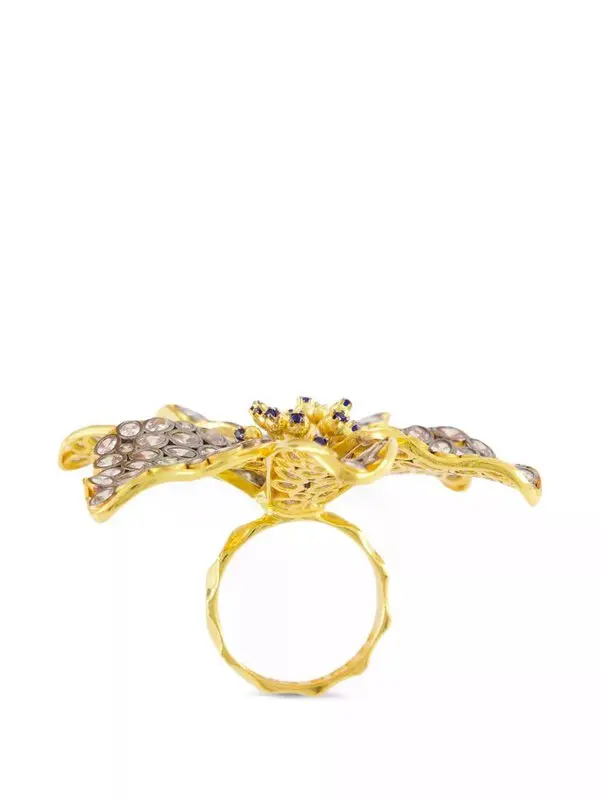 Begum Khan Zirconia Orchid Ring