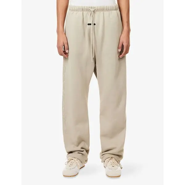 Fear Of God Active Trace Relaxed-fit Cotton-blend Jogging Bottoms - Seal