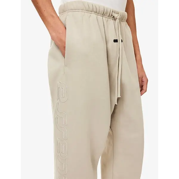 Fear Of God Active Trace Relaxed-fit Cotton-blend Jogging Bottoms - Seal