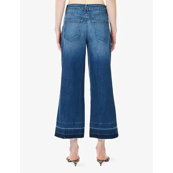 Good American Good Waist Palazzo Stretch-denim Jeans - Indigo1213