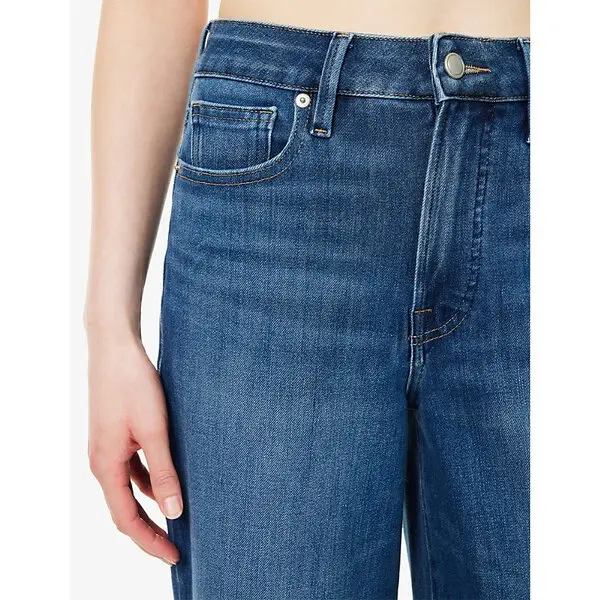 Good American Good Waist Palazzo Stretch-denim Jeans - Indigo1213