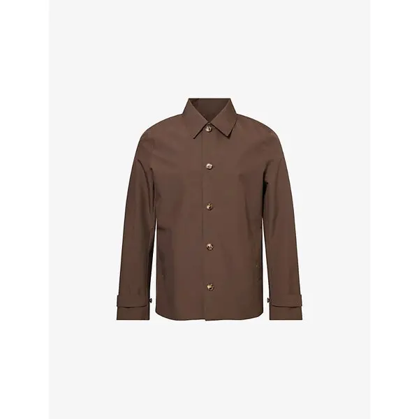 RAITH Carlos Cropped Woven Trench Jacket