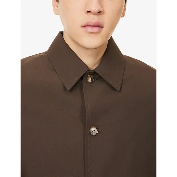 RAITH Carlos Cropped Woven Trench Jacket