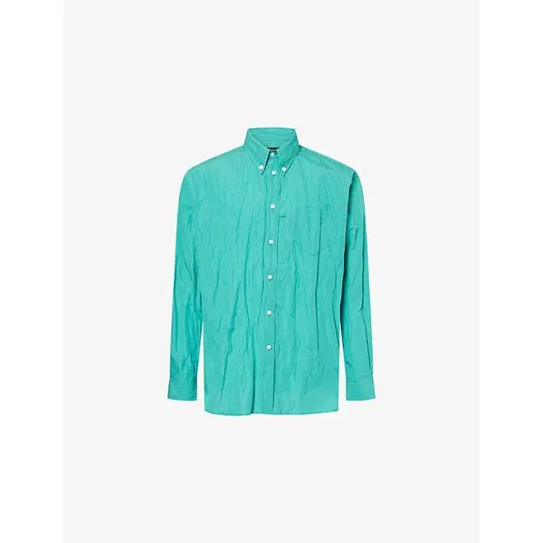 WILLY CHAVARRIA Veterano Long-sleeve Cotton-blend Shirt