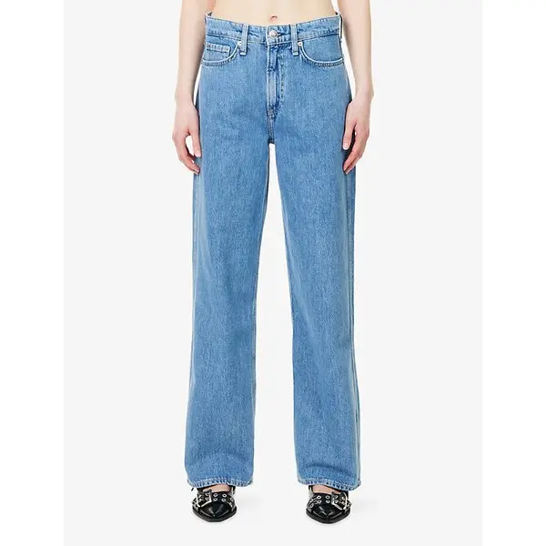 Rag & Bone Logan Wide-leg Denim Jeans