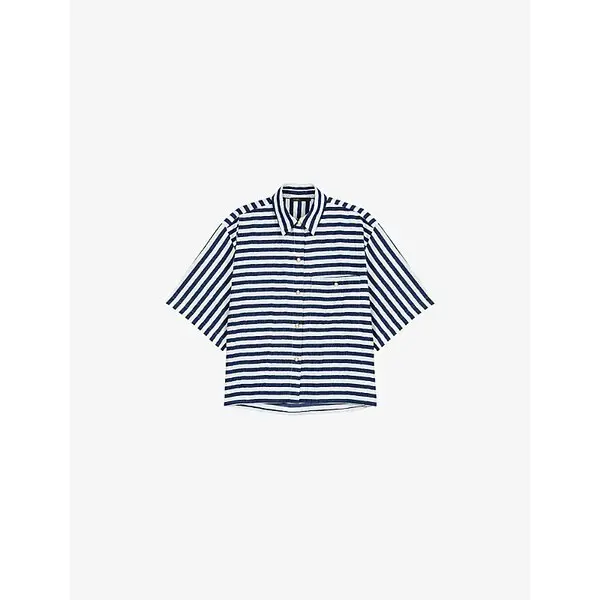 Maje Striped Woven Shirt