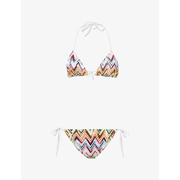 Missoni Zig Zag Raschel-knit Bikini Set - Sm9z9 Mult