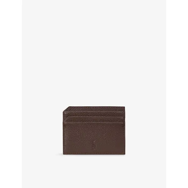 Polo Ralph Lauren Polo Leather Card Case - Dark Brown