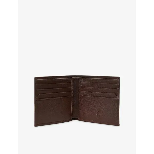 Polo Ralph Lauren Logo-embossed Leather Billfold Wallet - Dark Brown