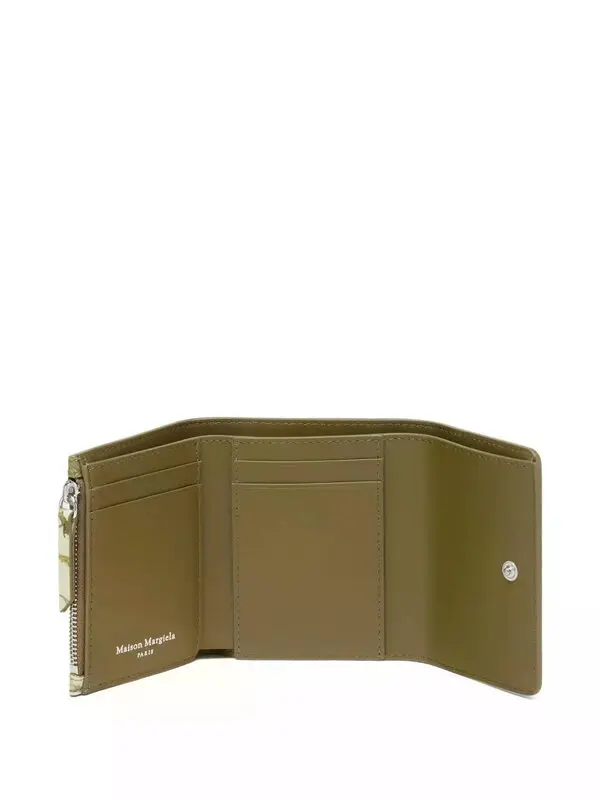 MAISON MARGIELA Floral-print Wallet - Neutrals