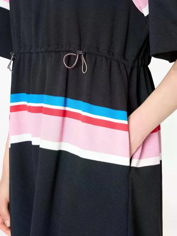 Kolor Striped Midi Shirt Dress