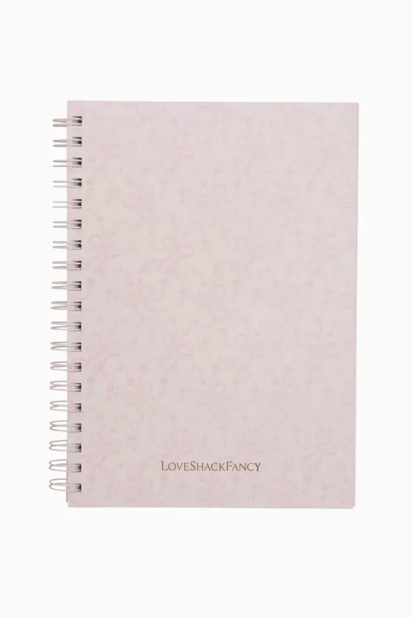LoveShackFancy Spiral Notebook - Chantilly