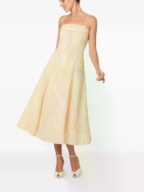 Rosie Assoulin Drop Me A Note Dress - Yellow