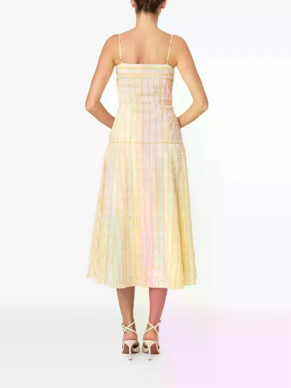 Rosie Assoulin Drop Me A Note Dress - Yellow