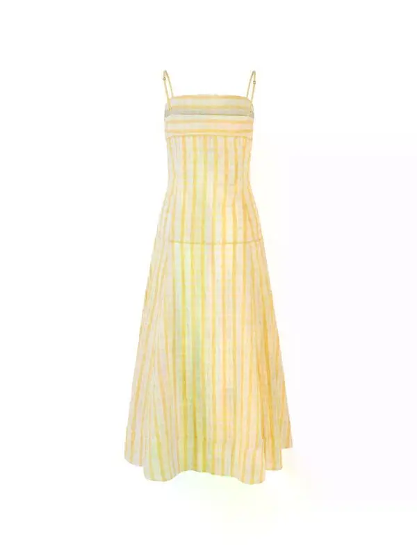 Rosie Assoulin Drop Me A Note Dress - Yellow