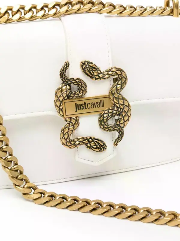 Just Cavalli Snake-detail Shoulder Bag