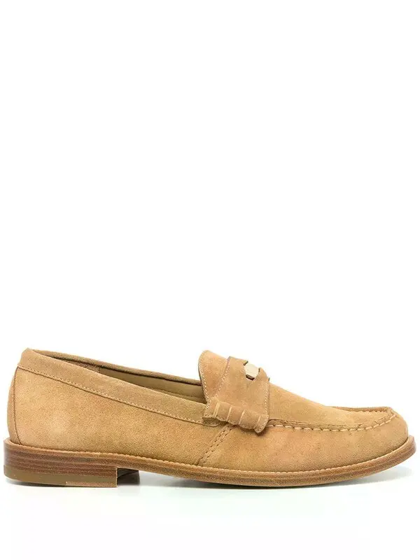 Rhude Suede Penny Loafers