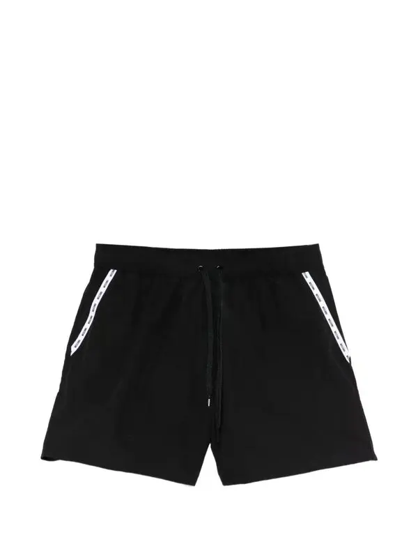 Moschino Logo Swim Shorts - Black