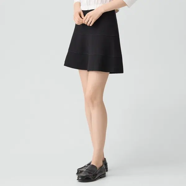 Theory Tiered Flare Mini Skirt