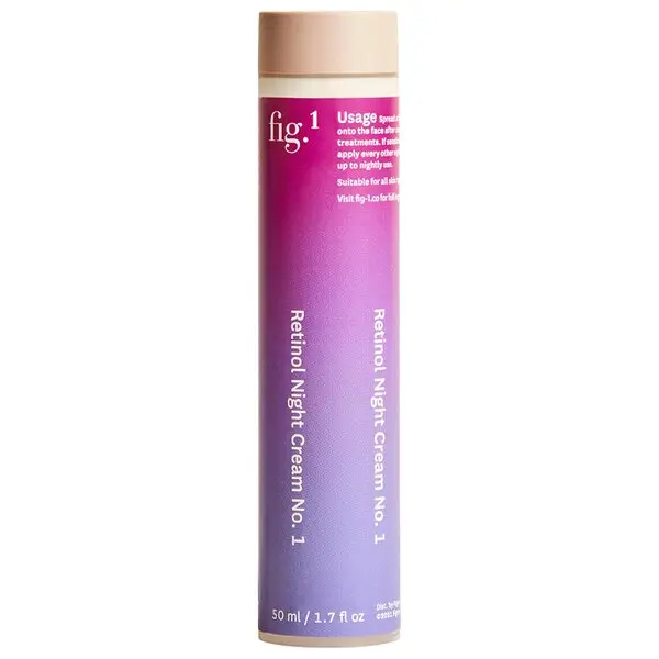 FIG.1 0.15% Retinol Refillable Night Cream For Fine Lines + Wrinkles - One-color