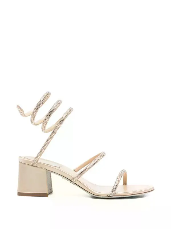 Rene Caovilla Embellished Spiral-strap Sandals