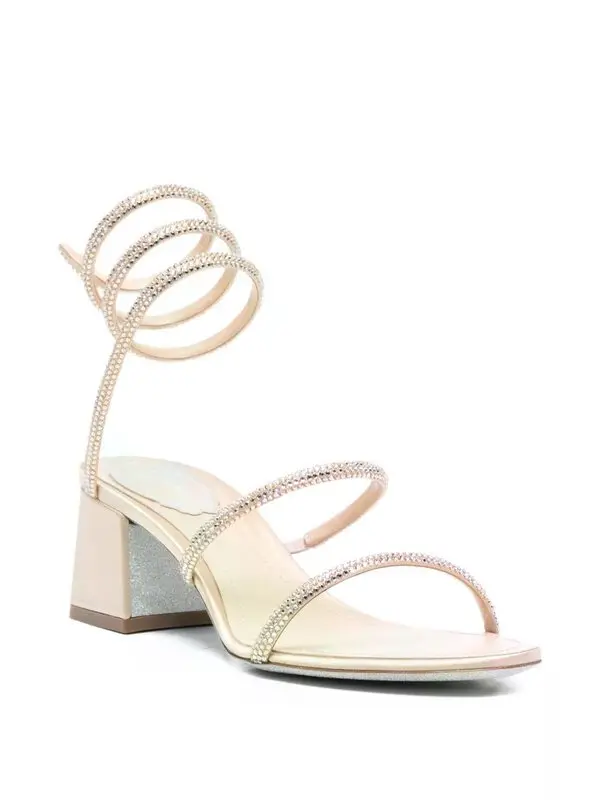 Rene Caovilla Embellished Spiral-strap Sandals