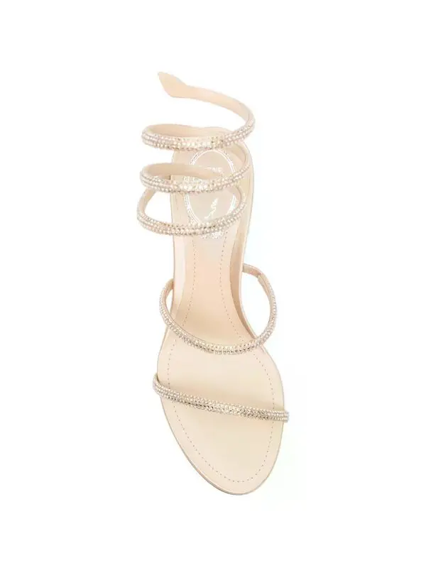 Rene Caovilla Embellished Spiral-strap Sandals