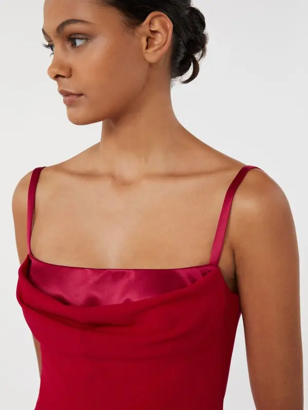 Max Mara Cady Midi Dress - Geranium