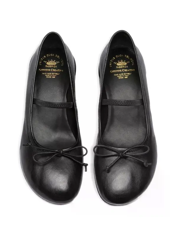 Officine Creative Flore Bow-strap Loafers