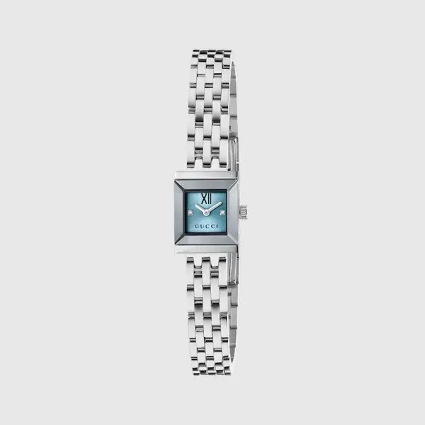 Gucci G-frame Watch, 14x18mm - Steel