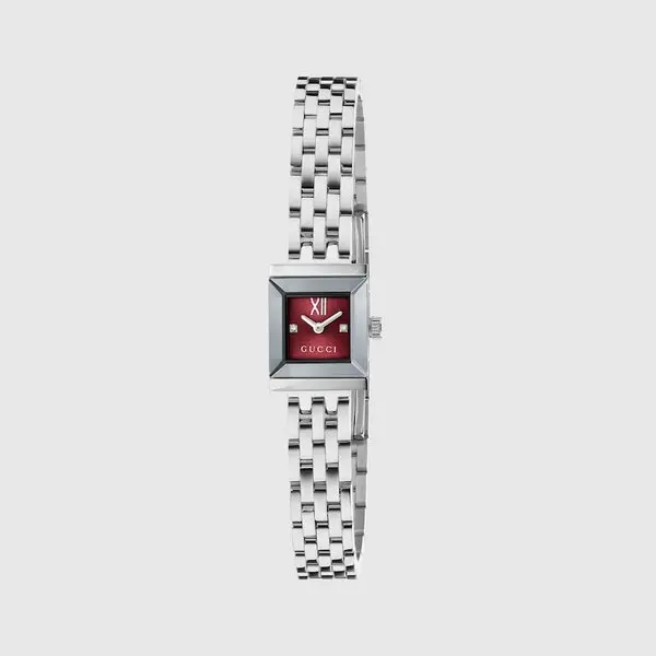 Gucci G-frame Watch, 14x18mm - Steel