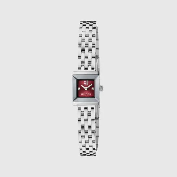 Gucci G-frame Watch, 14x18mm - Steel