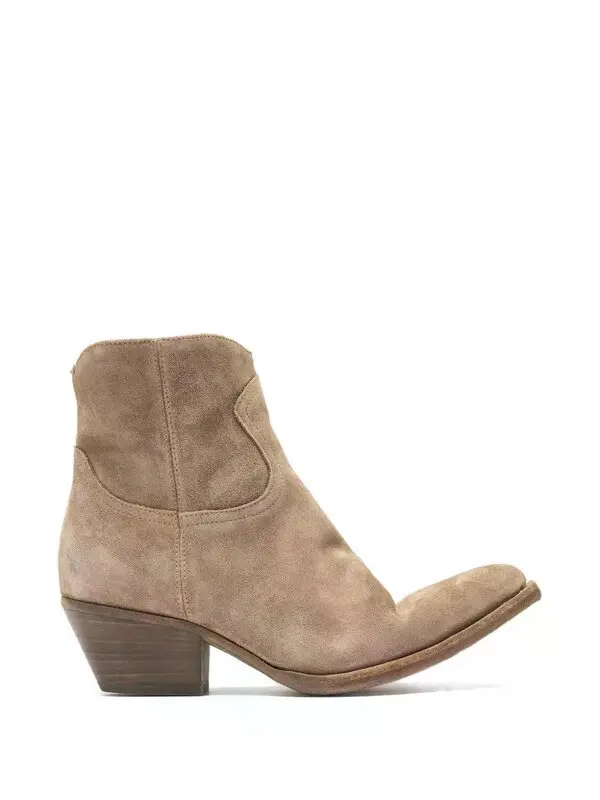 Officine Creative Wanda Suede Boots - Neutrals
