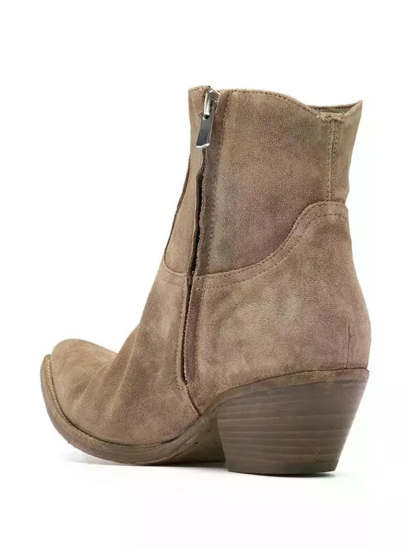 Officine Creative Wanda Suede Boots - Neutrals