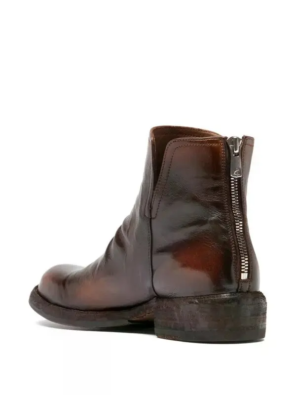 Officine Creative Legrand 169 Zip Ankle Boots