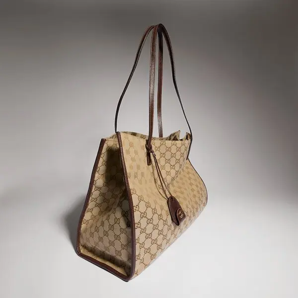 Gucci Londra Large Tote Bag Gg Canvas