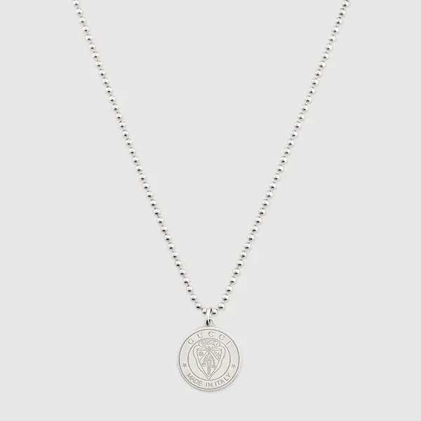 Gucci Crest Pendant Necklace - One-color