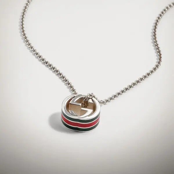 Gucci Interlocking G Pendant Chain Necklace