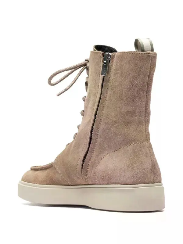 Officine Creative Frame 108 Lace-up Zip Boots