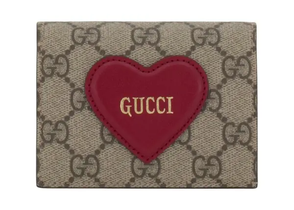 Gucci Valentine's Day Collection Card Holder - Brown