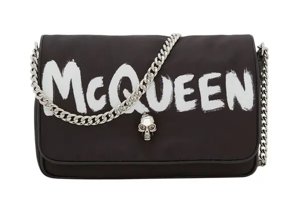 Alexander McQueen Small Skull Shoulder Bag - Black