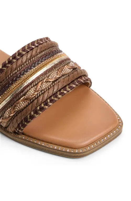 CALL IT SPRING BY ALDO Indiya Embellished Slide Sandal - Brown