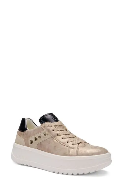 ARA Meridian Platform Sneaker - Shell/beach/black