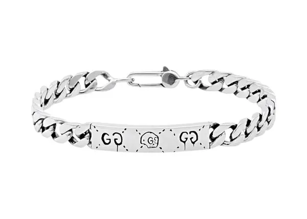Gucci Ghost Skull Bracelet - Silver